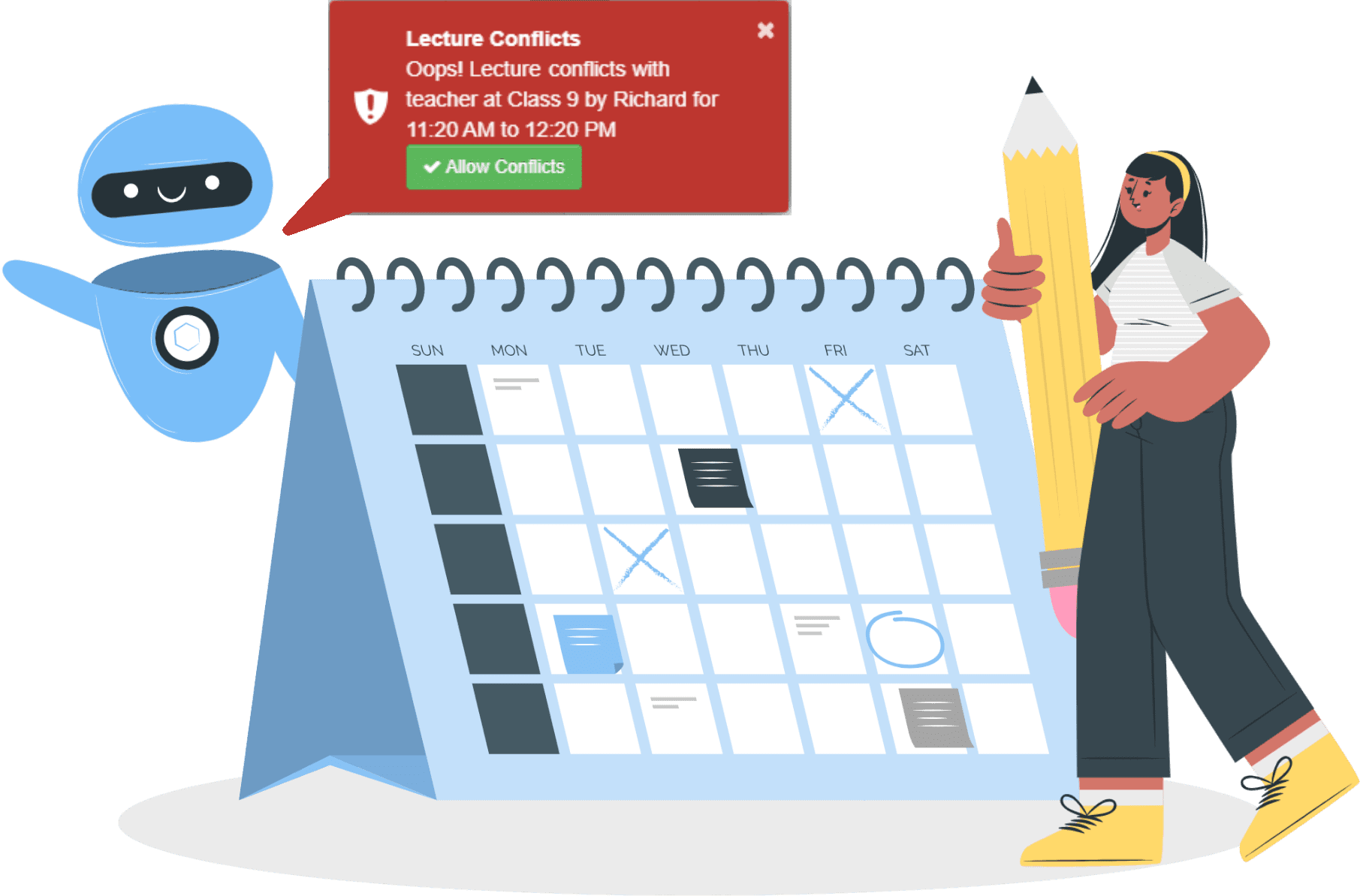 Online Time table management system